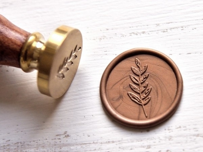 Sigiliu din ceara aramiu SG02 - Invitatie.ro elige calidad